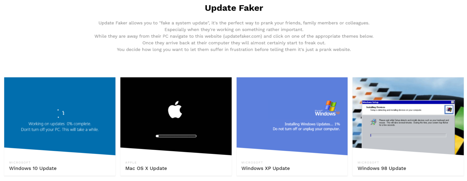 Für etwas Spaß zwischendurch: Update Faker – dau/blog
